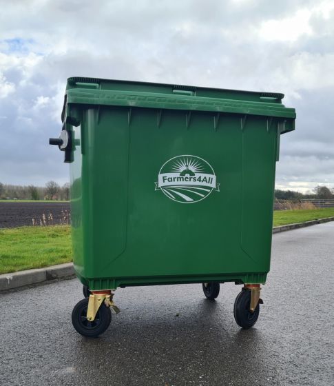 Farmers4all Restafval Rolcontainer 1100 Liter